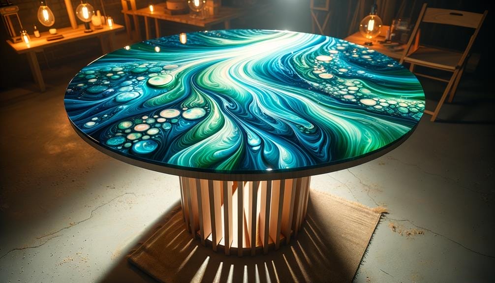 Colored Epoxy Resin Applications